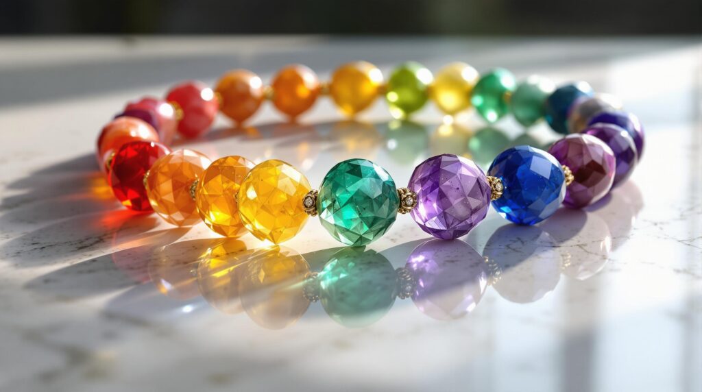 7 Chakra Bracelet Real Stones: A Guide To Spiritual Balance And Healing ...