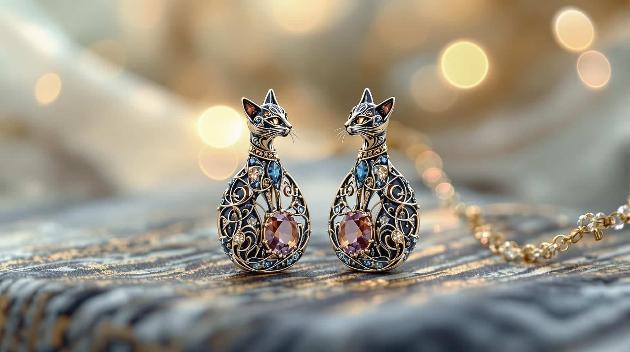 Vintage Cat Earrings: Timeless Feline Jewelry For Cat Lovers - Cat ...